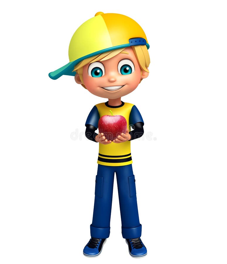 Boy Apple Character Stock Illustrations – 2,675 Boy Apple Character ...