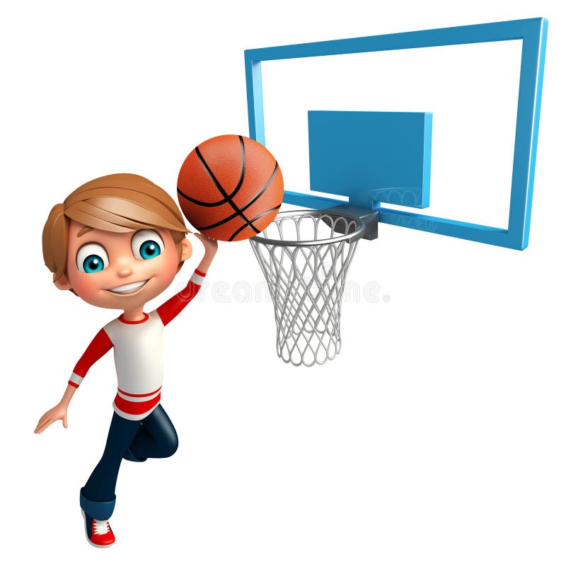 Kid Boy Basket Ball Net Stock Illustrations – 71 Kid Boy Basket Ball ...