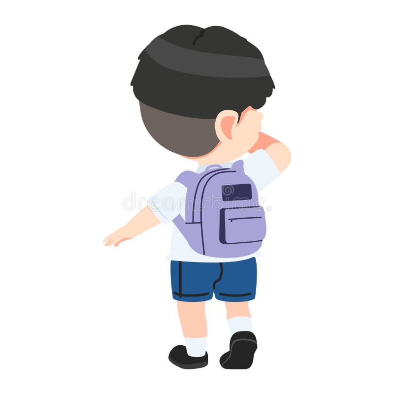 Kid Boy Doing a Dabbing Pose Back To School Stock Illustration ...