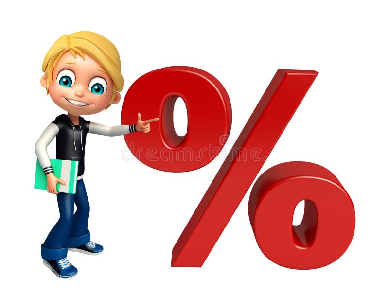 Kid Boy Percentage Sign Book Stock Illustrations – 12 Kid Boy ...