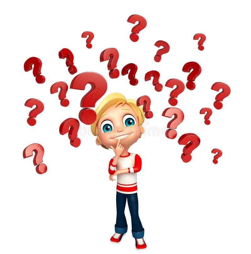 Kid Boy Question Mark Sign Stock Illustrations – 368 Kid Boy Question ...