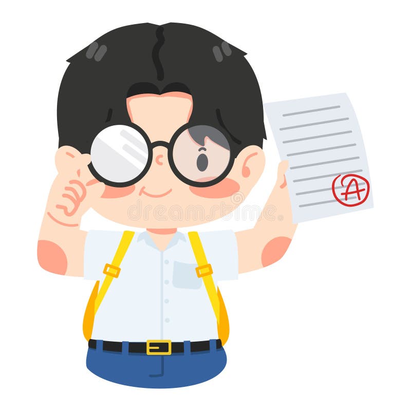 Student Happy Good Grade Stock Illustrations – 259 Student Happy Good ...