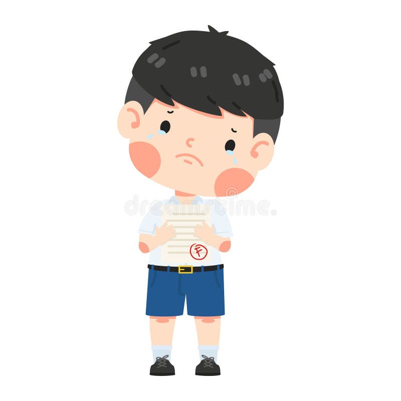Student Bad Test Grade Stock Illustrations – 280 Student Bad Test Grade ...