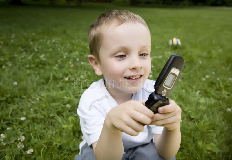 Kid Calling stock image. Image of beautiful, people, hand - 5518561