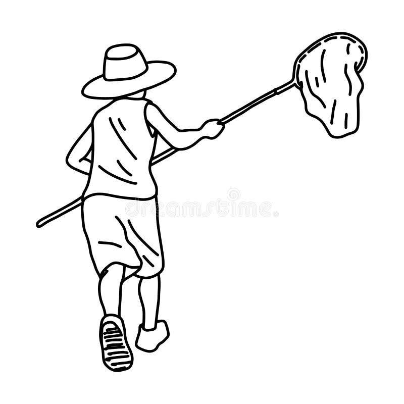 Cartoon Man Catching Bug Stock Illustrations – 18 Cartoon Man Catching ...