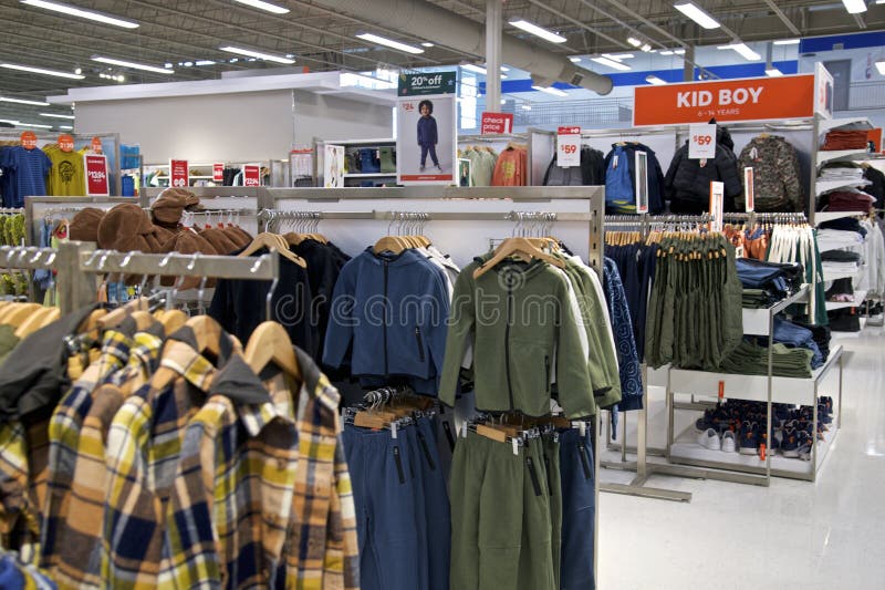 Kid Clothing in a Department Store Editorial Photography - Image of ...