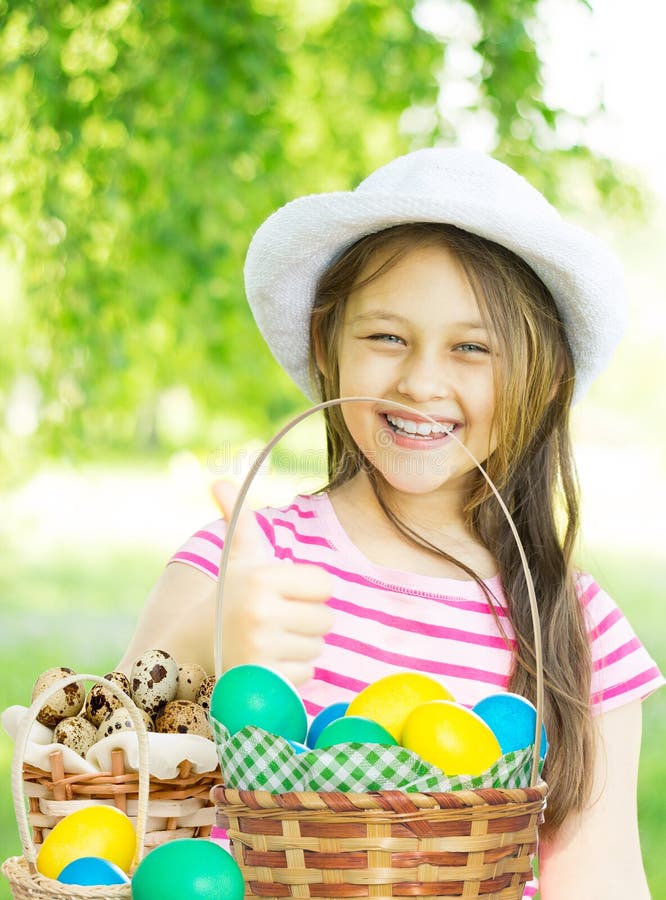 Kid and Easter stock photo. Image of spring, smiling - 67583726