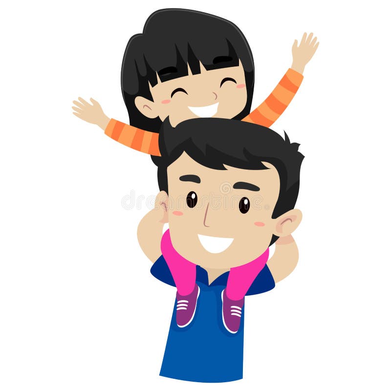 Fun Piggyback Ride Stock Illustrations – 239 Fun Piggyback Ride Stock ...