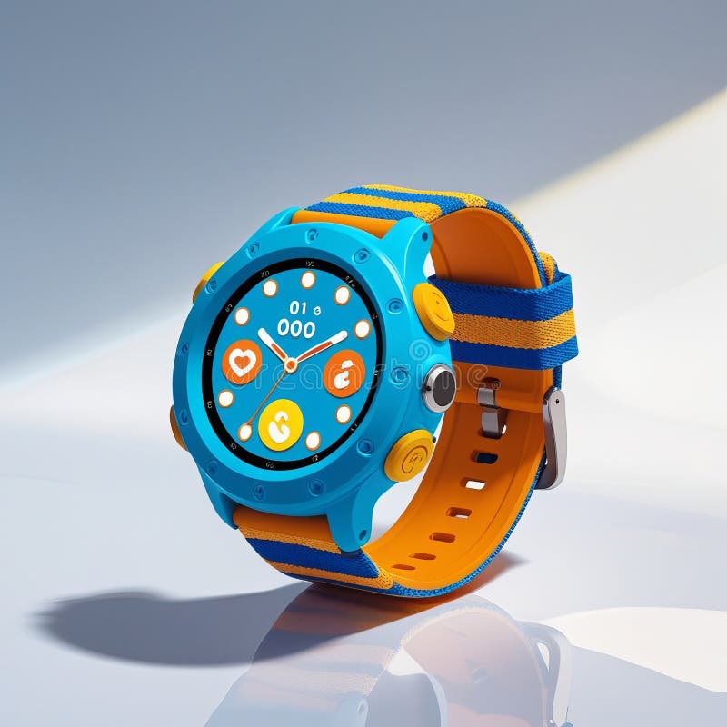 Kid-Friendly Smartwatch with Bright Colors and Fun Interactive ...