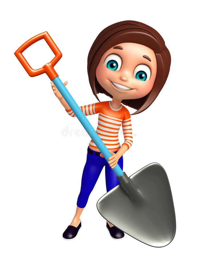 Girl Digging Stock Illustrations – 348 Girl Digging Stock Illustrations ...