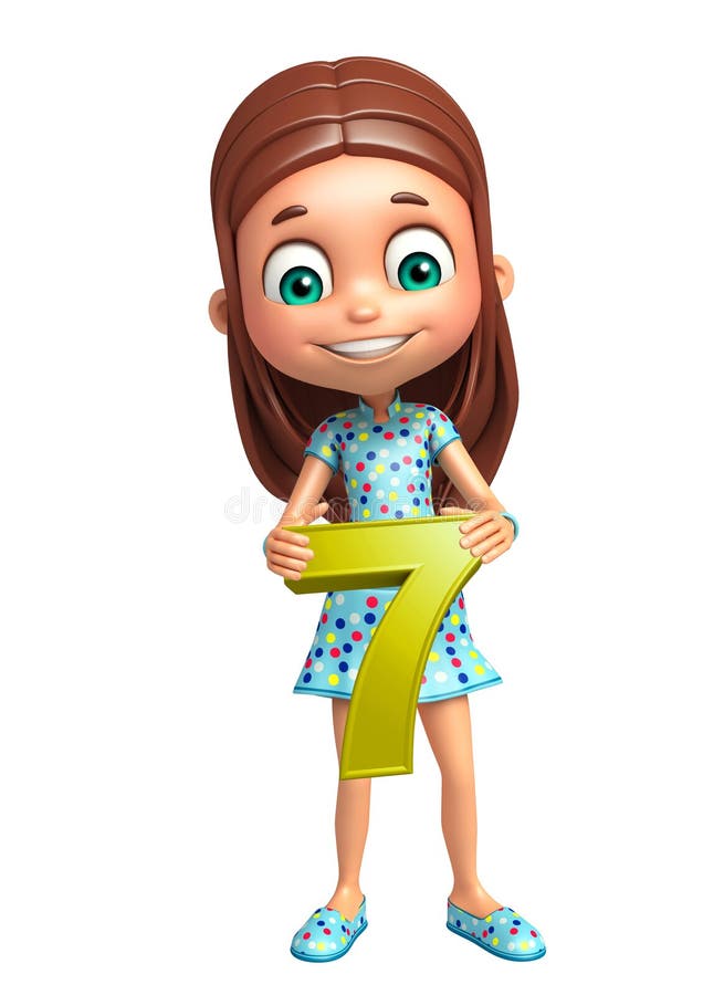 Kid Girl 7 Digit Stock Illustrations – 6 Kid Girl 7 Digit Stock ...