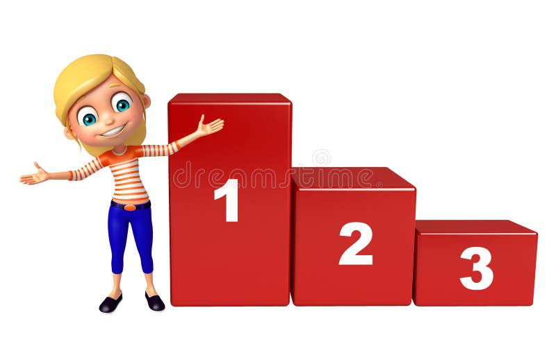 Kid Girl and Kid Boy with Level Stock Illustration - Illustration of ...