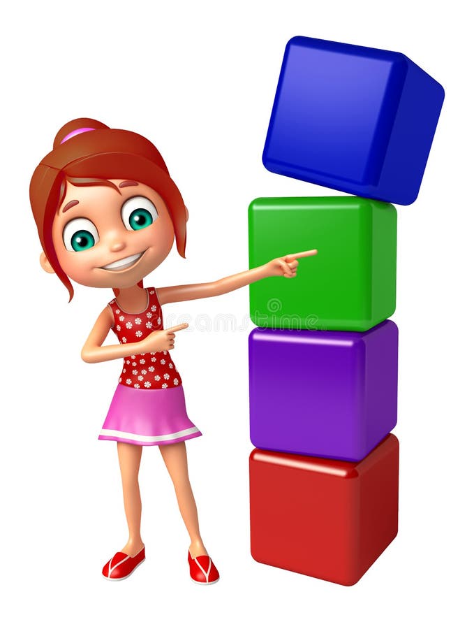 Kid Girl and Kid Boy with Level Stock Illustration - Illustration of ...