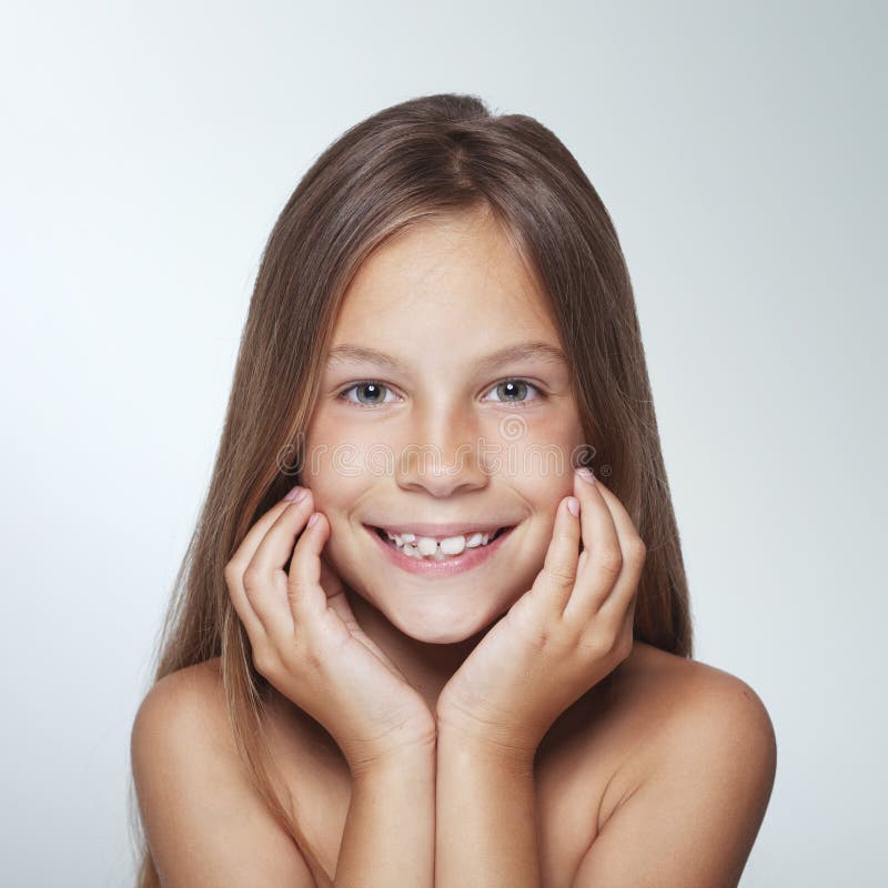 Kid girl stock photo. Image of female, hands, care, childhood - 41676526