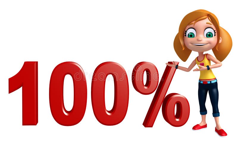 Kid Girl 100 Sign Stock Illustrations – 171 Kid Girl 100 Sign Stock ...