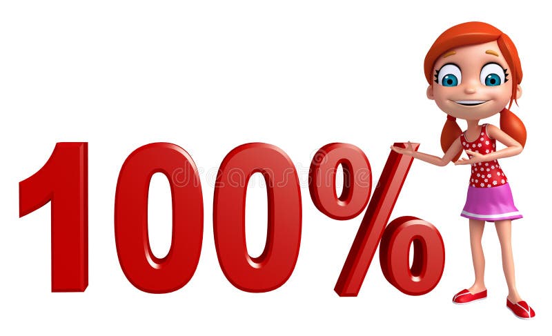 Kid Girl 100 Sign Book Stock Illustrations – 25 Kid Girl 100 Sign Book ...