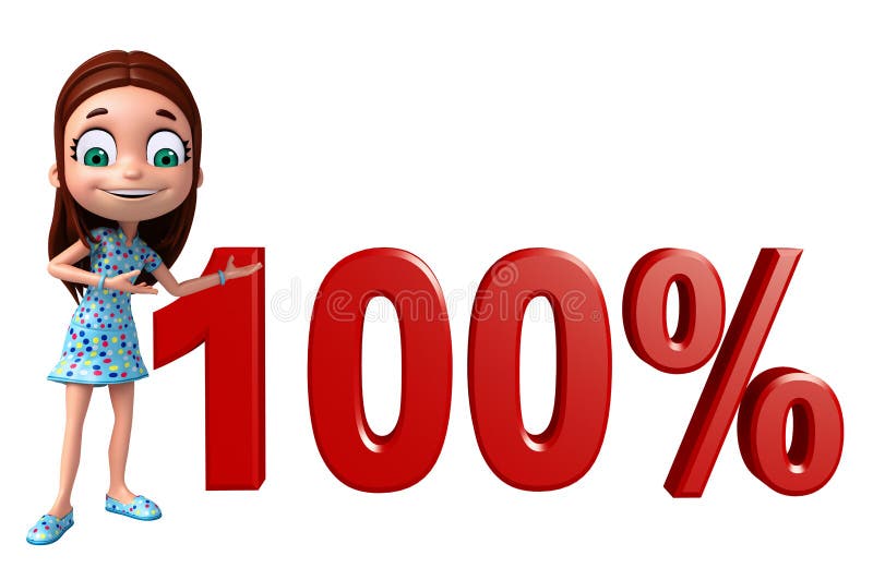 Kid Girl 100 Sign Stock Illustrations – 171 Kid Girl 100 Sign Stock ...