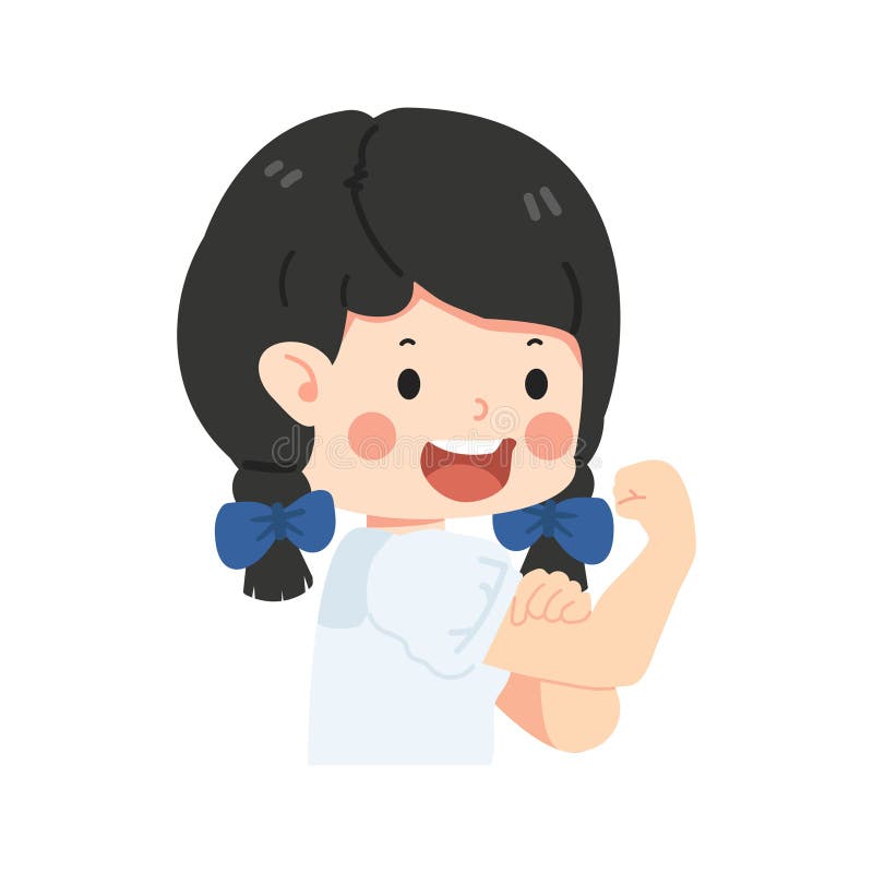 Kid Girl Student we Can Do it Stock Vector - Illustration of technology ...