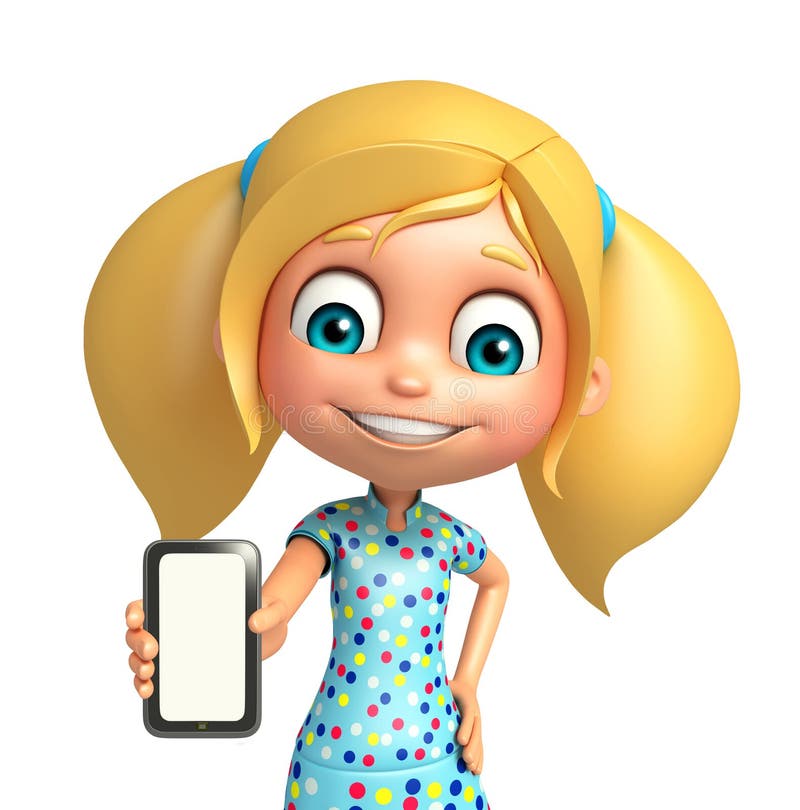 Kid Girl Tab Stock Illustrations – 110 Kid Girl Tab Stock Illustrations ...