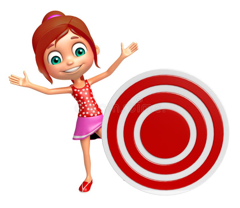 Kid Girl Target Sign Stock Illustrations – 58 Kid Girl Target Sign ...