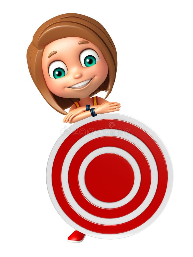 Kid Girl Target Sign Stock Illustrations – 58 Kid Girl Target Sign ...