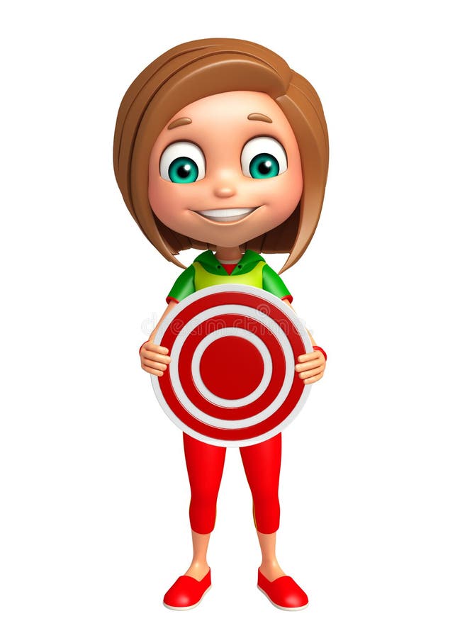 Kid Girl Target Sign Stock Illustrations – 58 Kid Girl Target Sign ...