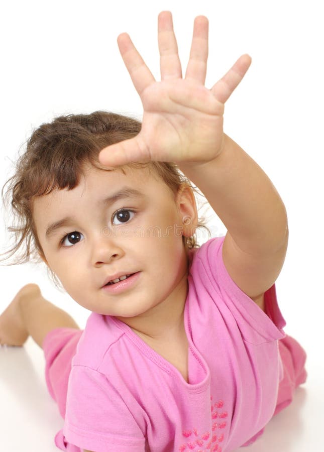 Girl and pizza stock photo. Image of girl, isolated, delicious - 6068942