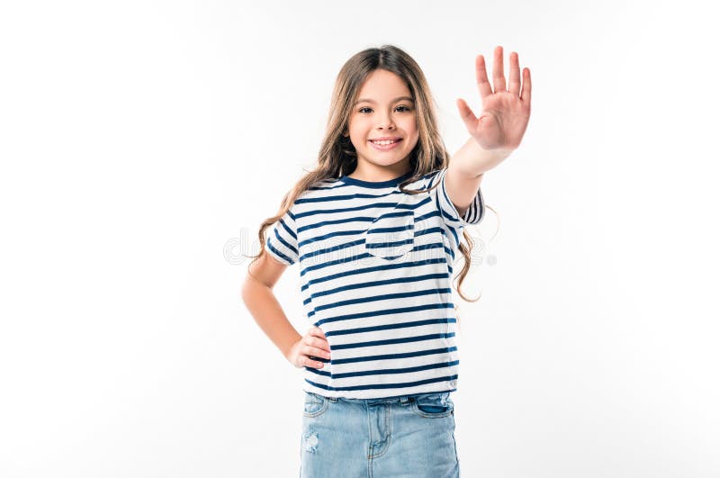 Kid giving high five stock photo. Image of people, smiling - 105229492