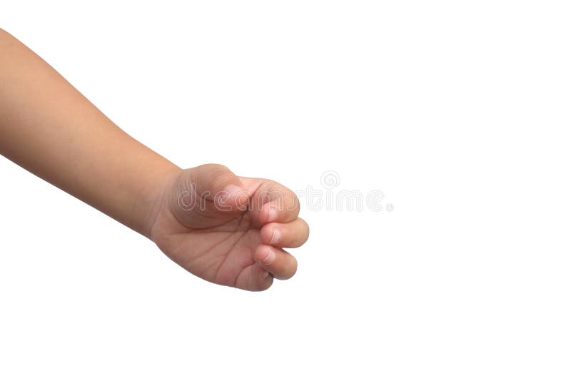 Kid Hand Shown Handle Symbol Stock Image - Image of background ...