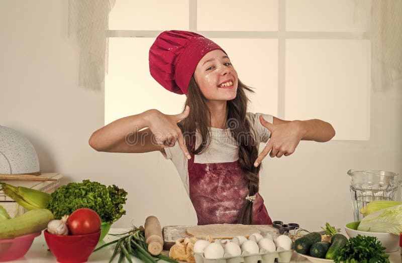 Kid Having Fun while Cooking, Happiness Stock Image - Image of helping ...