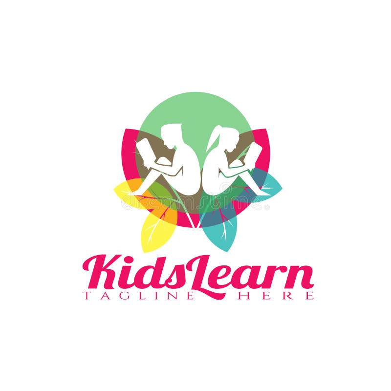 Kid Learning Logo Template,Children Learning Icon Design Stock ...