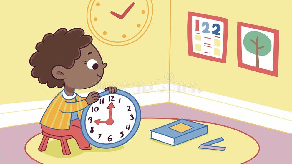 Kid Learning To Tell Time, Classroom Clock, Time Education, Skill ...