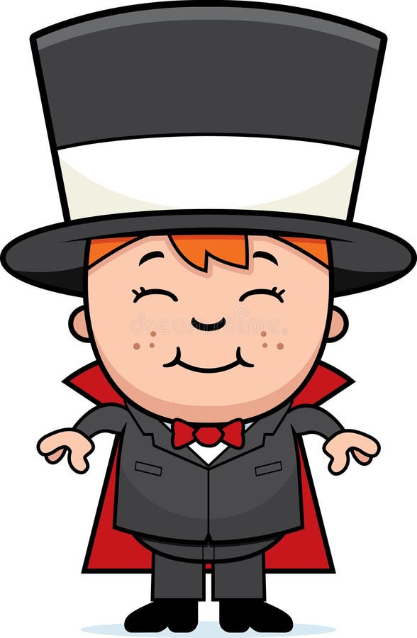 Boy Magician cartoon stock vector. Illustration of cutout - 30463386