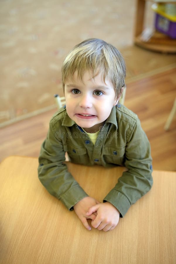 Kid making fun face stock photo. Image of clown, mouth - 61544754