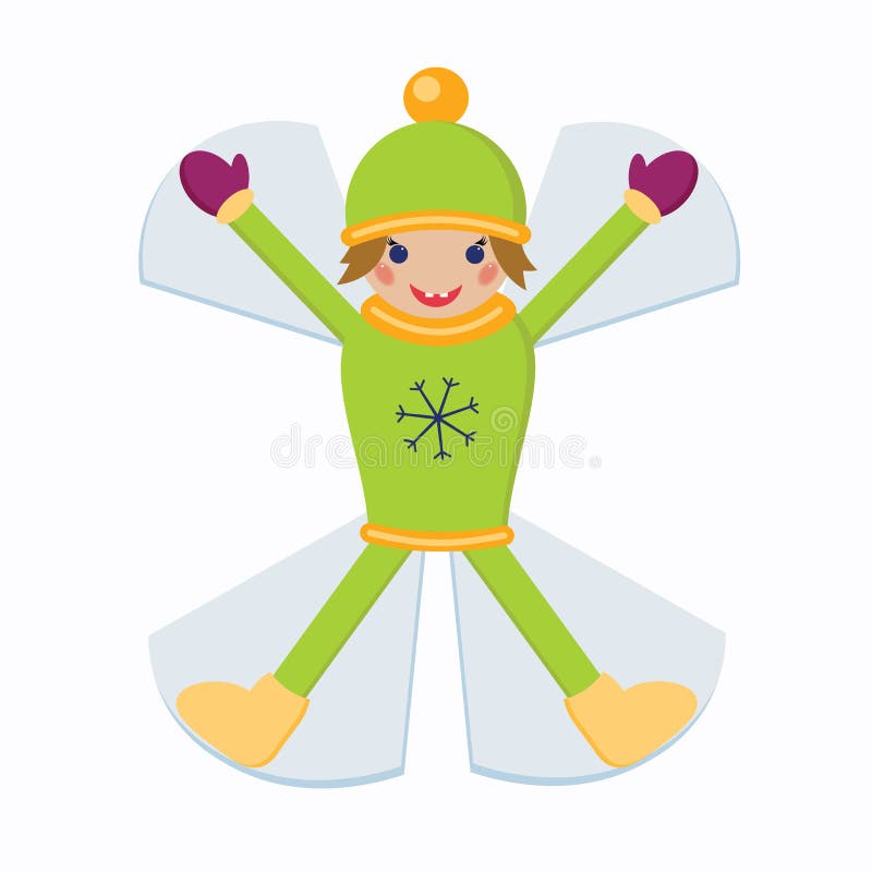 Snow Angel Stock Illustrations – 6,754 Snow Angel Stock Illustrations ...