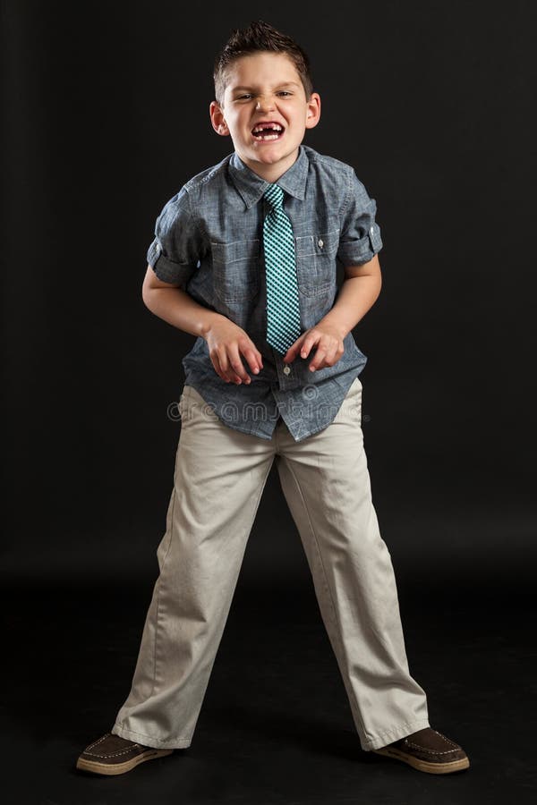 Kid with Missing Teeth Roaring Stock Photo - Image of child, hockey ...