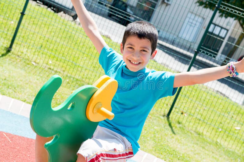 Kid in the park stock image. Image of pretty, small, happy - 41404845