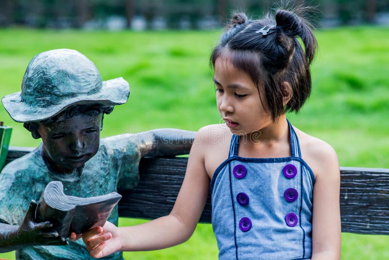 Kid and playground stock image. Image of sweet, sculpture - 60536011
