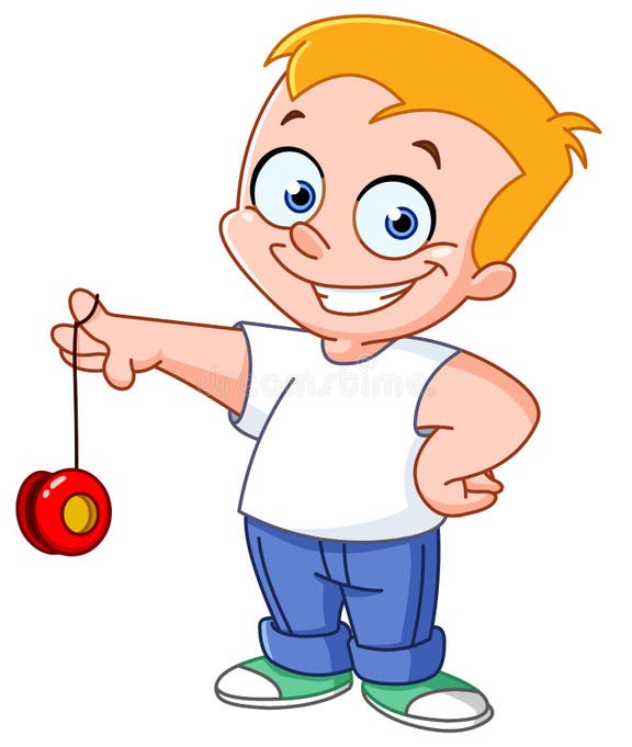 Yo yo kid stock vector. Illustration of play, cheerful - 29853597