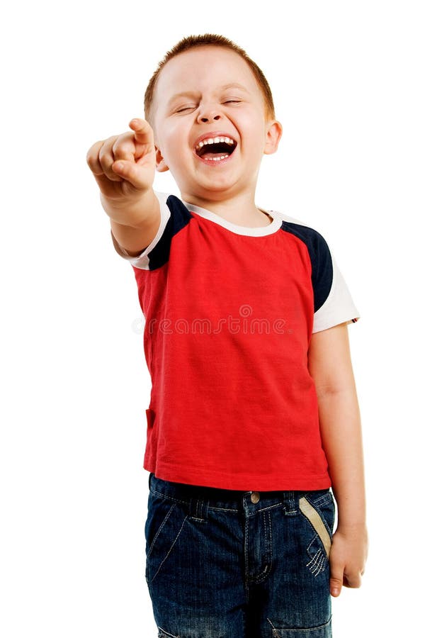 Kid pointing stock photo. Image of child, little, joyful - 8341934
