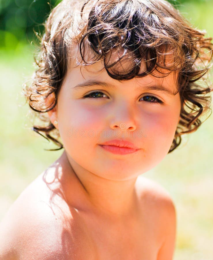 Kid portrait stock photo. Image of healthy, head, model - 26804850