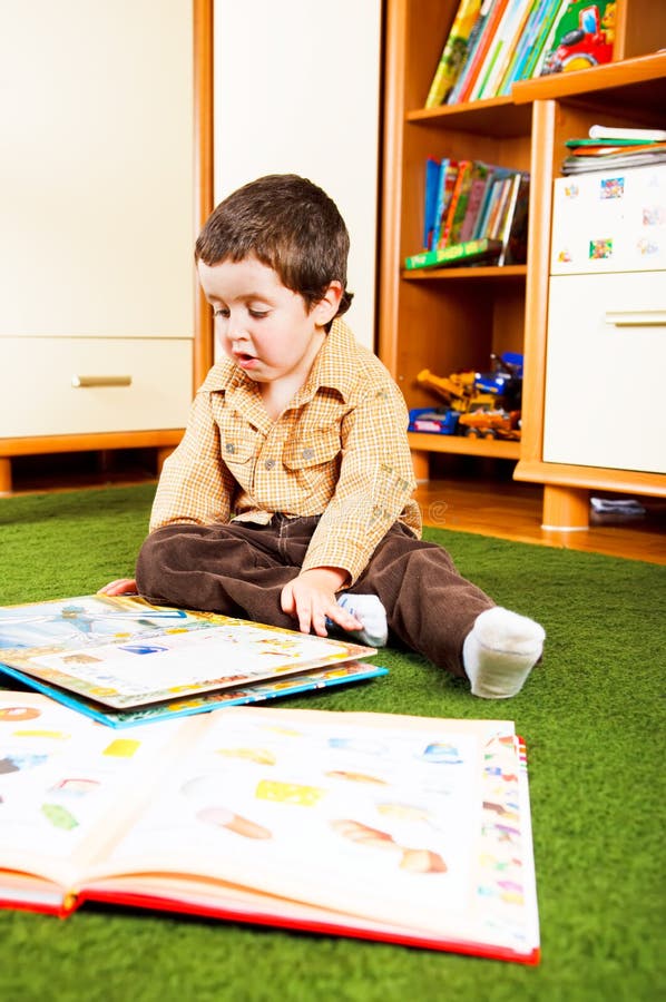 Kid reading stock photo. Image of color, colour, lovely - 11661840
