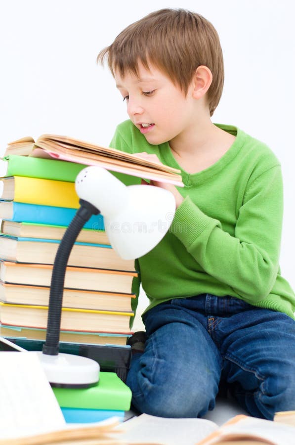 Kid reading stock photo. Image of happy, kids, knowledge - 36907774