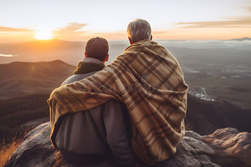 Kid Receiving Emotional Support from Father Ai Generated Art Stock ...