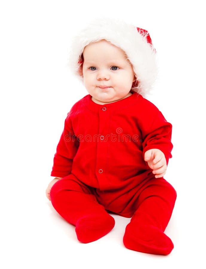 Kid in red stock image. Image of attractive, little, baby - 16540627