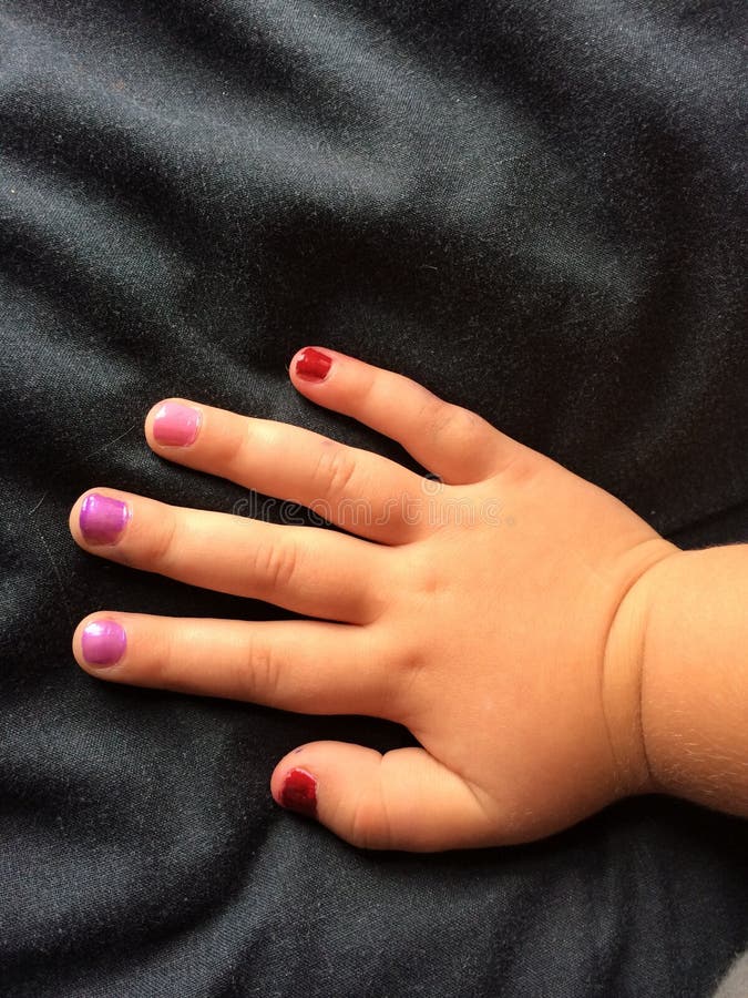 Kid s hand stock image. Image of fire, coloured, hand - 46728443