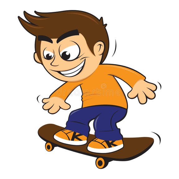 Cartoon Kid Skateboard Stock Illustrations – 3,677 Cartoon Kid ...