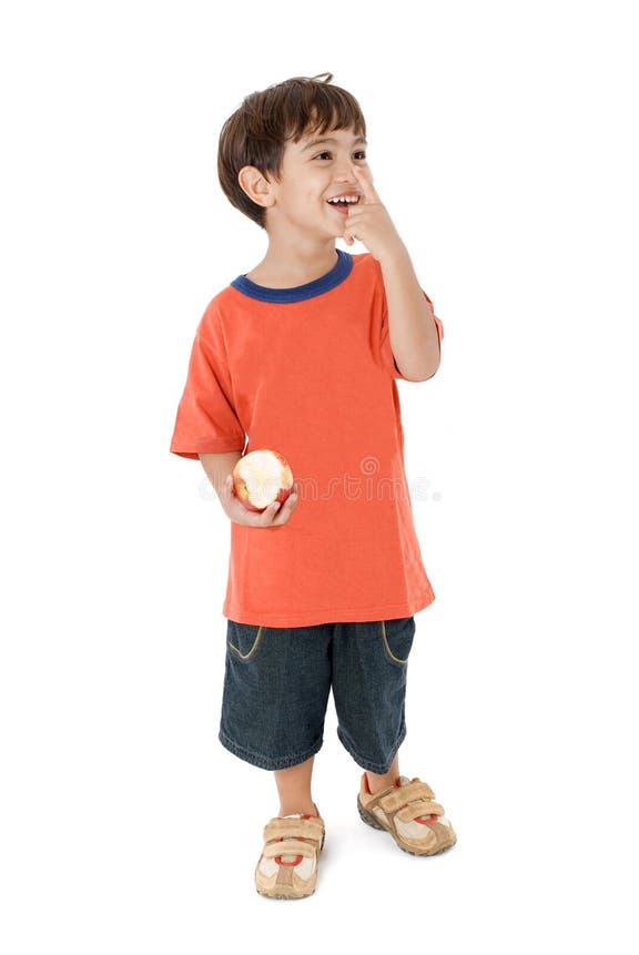 Kid Smiling stock image. Image of happy, shorts, handsome - 6241063