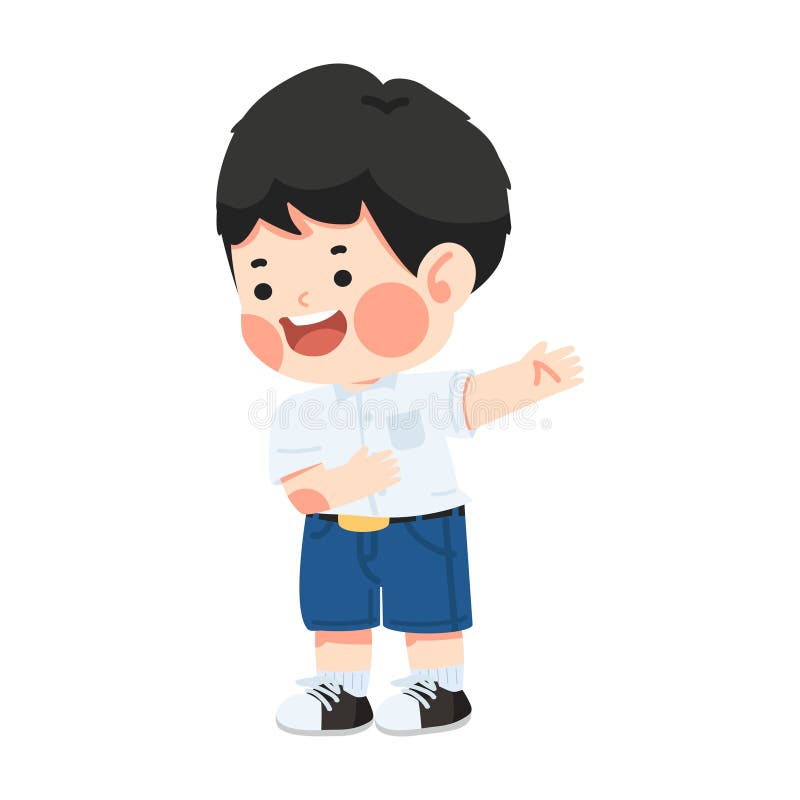 Kid Student Welcome and Cartoon Character Stock Illustration ...