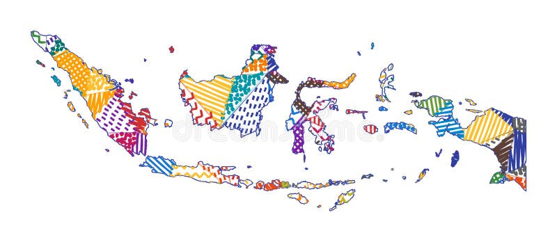 Cartoon Indonesia Map Stock Illustrations – 372 Cartoon Indonesia Map ...